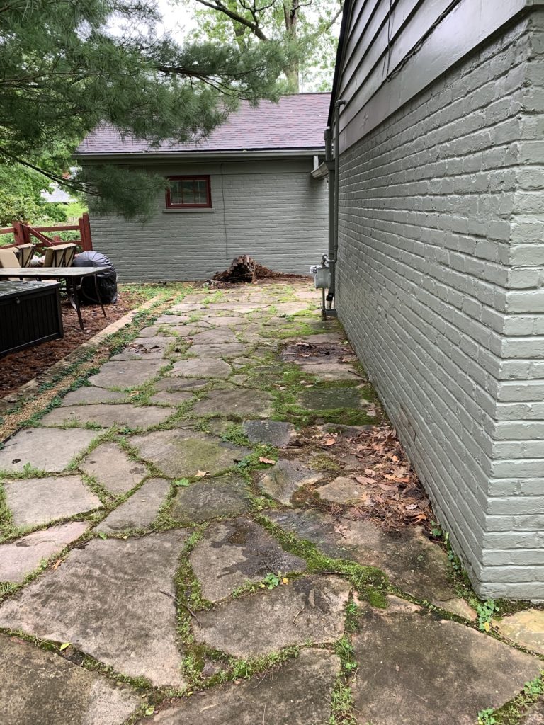 Cincinnati, OH Patio Makeover: Flagstone Repair and Sealing